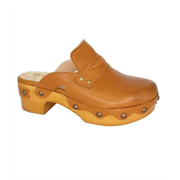 Eric Michael | Shoes | New Eric Michael Womens Delphi Clogs In Cognac ...